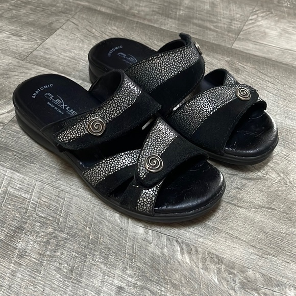 Spring Step | Shoes | Flexus By Spring Step Anatomic Black Leather Vera ...